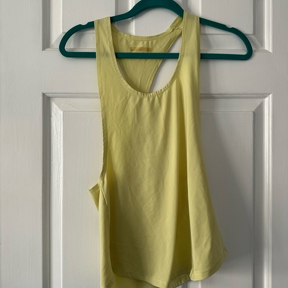 Tops | Yellow Workout Tank | Poshmark